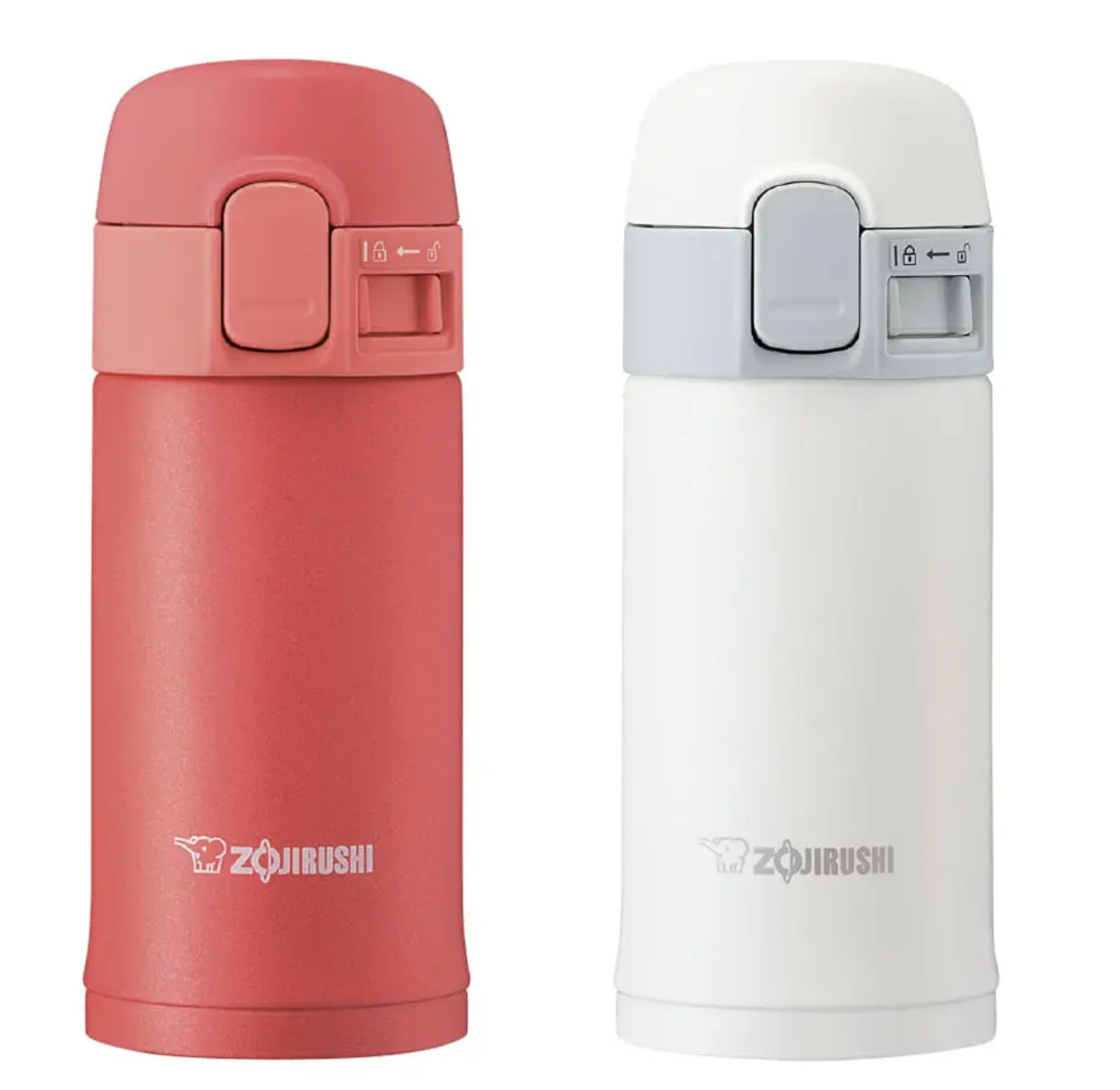 ZOJIRUSHI One Touch Open Stainless Steel Vacuum Bottle 200 ml Hot / Co